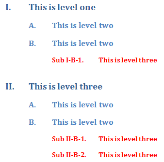Office Open XML (OOXML) - Word Processing - Numbering - Defining a Particular Level - Numbering ...